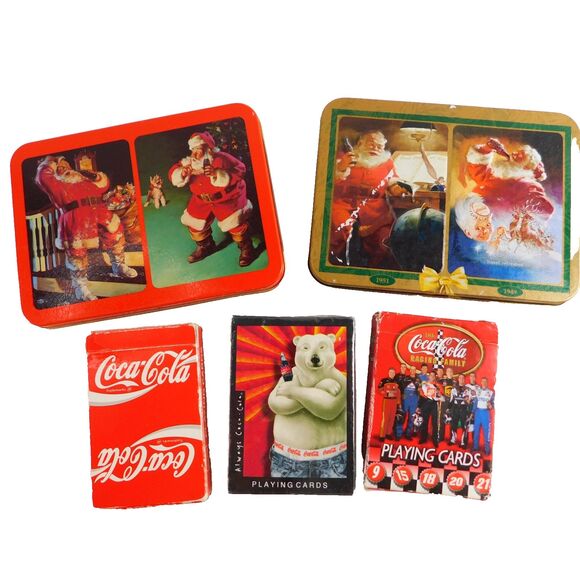 Coca Cola | Games | Coca Cola Vintage Playing Cards Lot Of 7 New Used ...